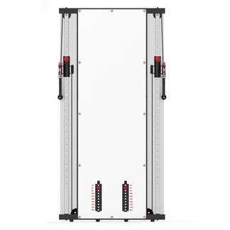 Muscle Motion FT1012 Wall Mounted Dual Weight Stack Cable Pulley Stati ...