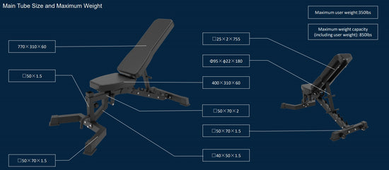Muscle Motion AB1013 Incline Decline Adjustable Weight Bench – Gym Direct