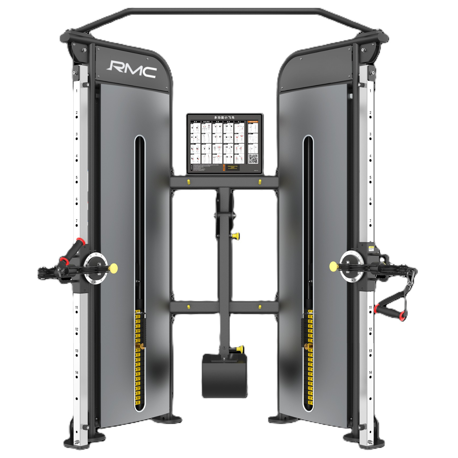Rapid Motion Commercial Cable Functional Trainer – Gym Direct