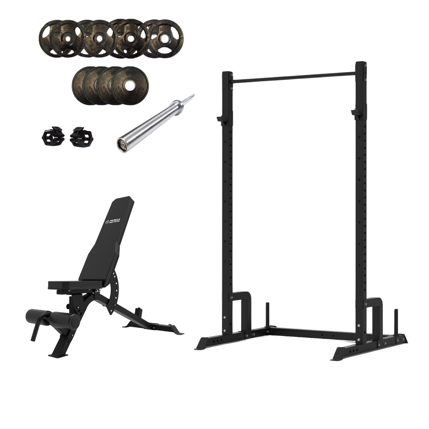 Muscle Motion Valor Modular Half Rack Package – Gym Direct