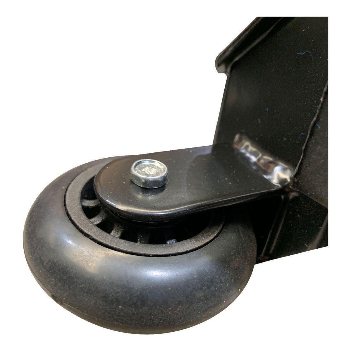 Muscle Motion Commercial Flat Bench With Handle Wheels – Gym Direct
