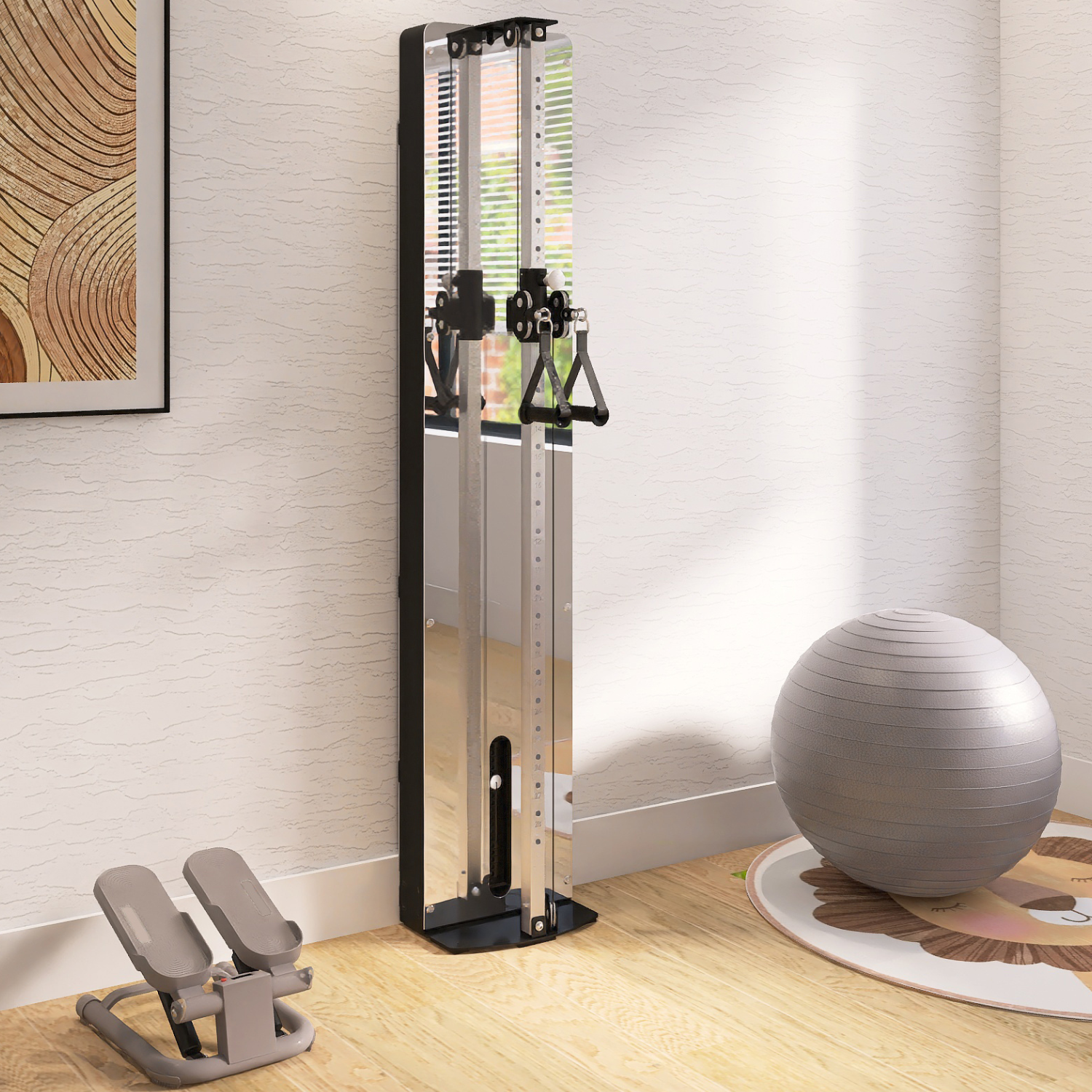 Muscle Motion Wall Mounted Functional Trainer - Single Stack- Lifestyl ...