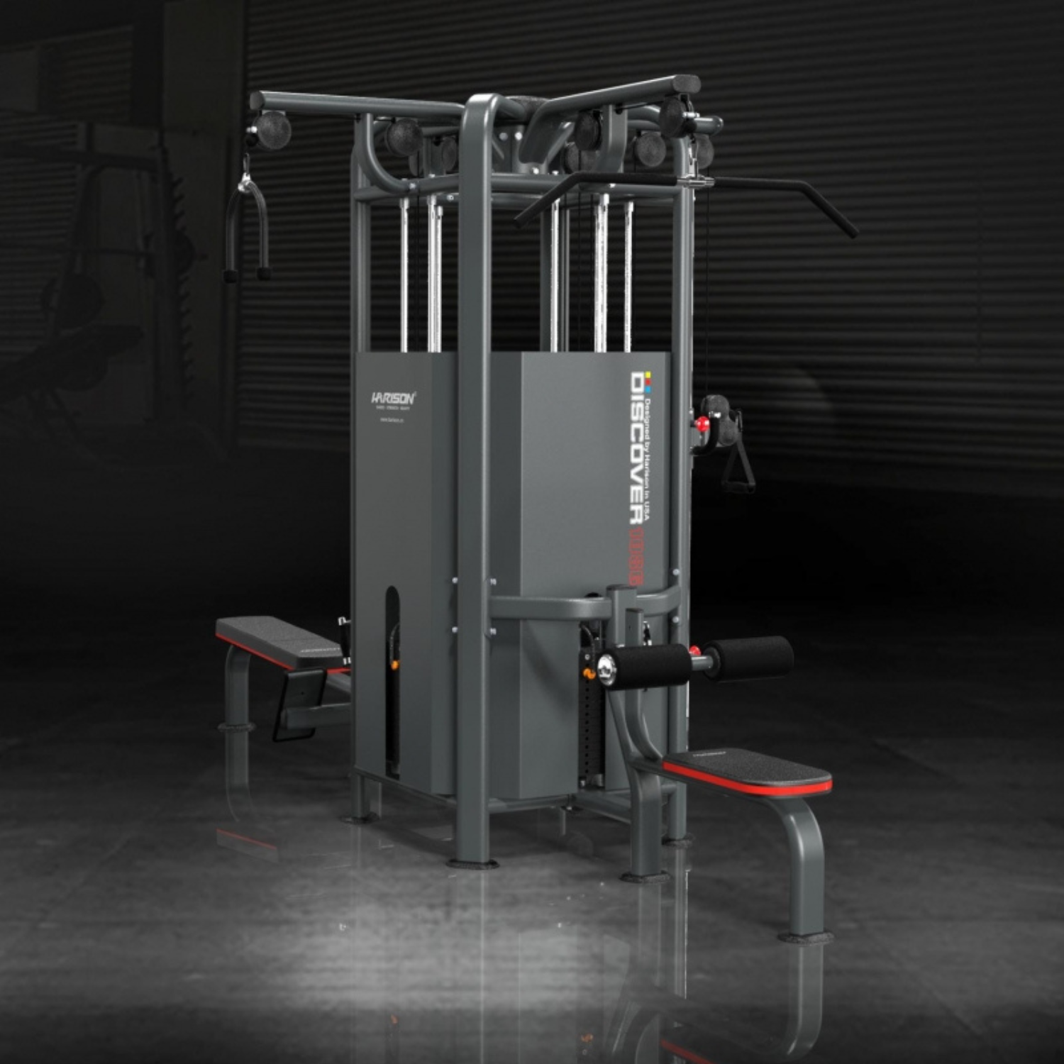 Harison Discover G108 Commercial 4-position Multifunctional Trainer ...