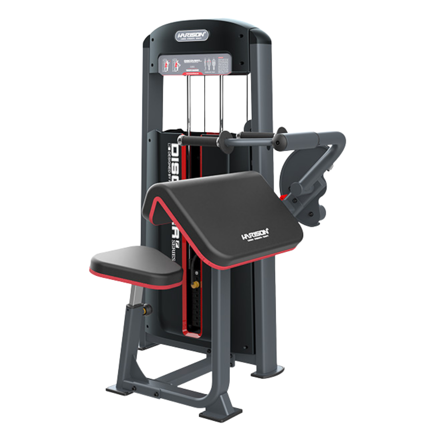 Harison HR-G10 Series Commercial HR-G1051 Seated Triceps Press – Gym Direct