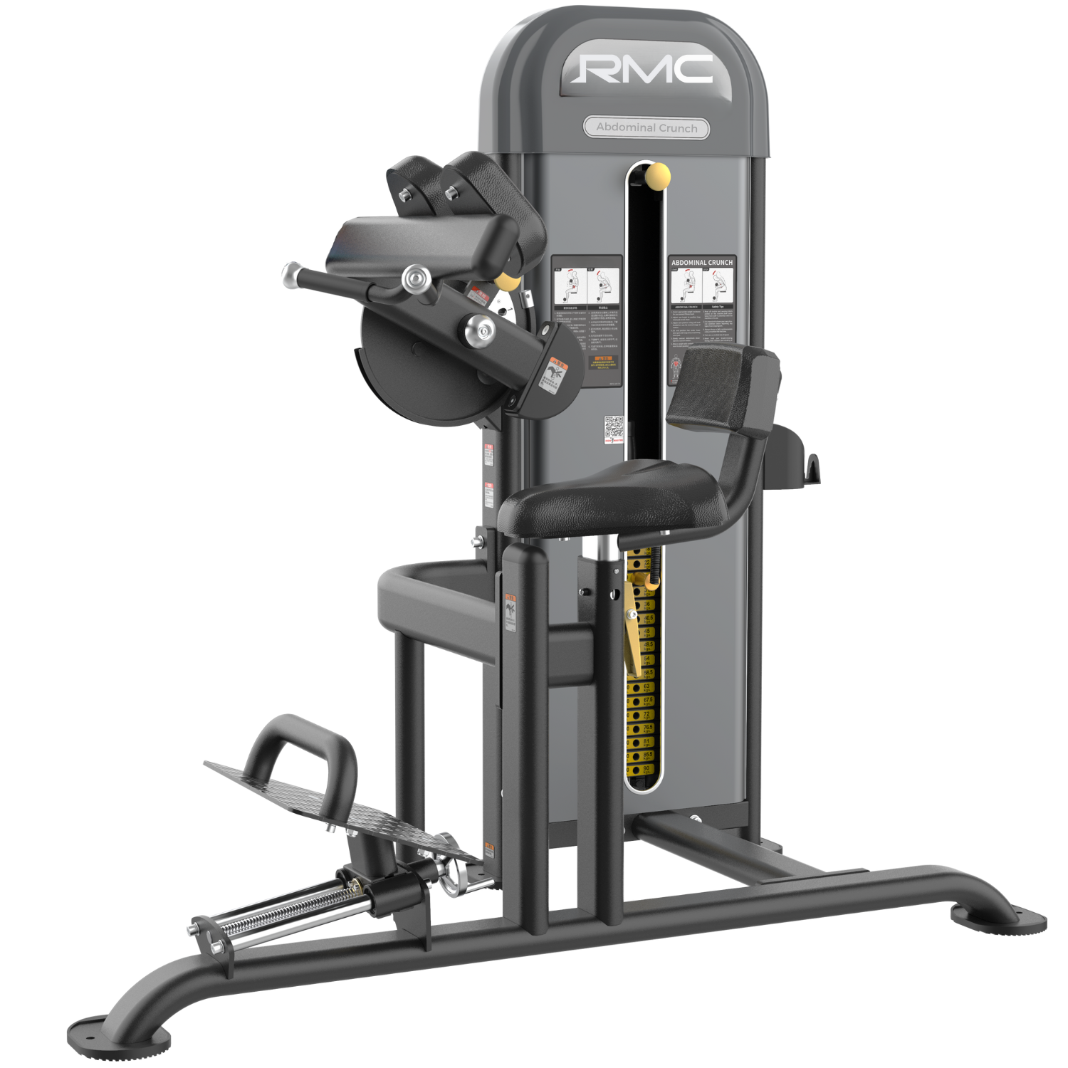 RMC Commercial Abdominal Crunch - Pin Loaded - BLITZ Series – Gym Direct