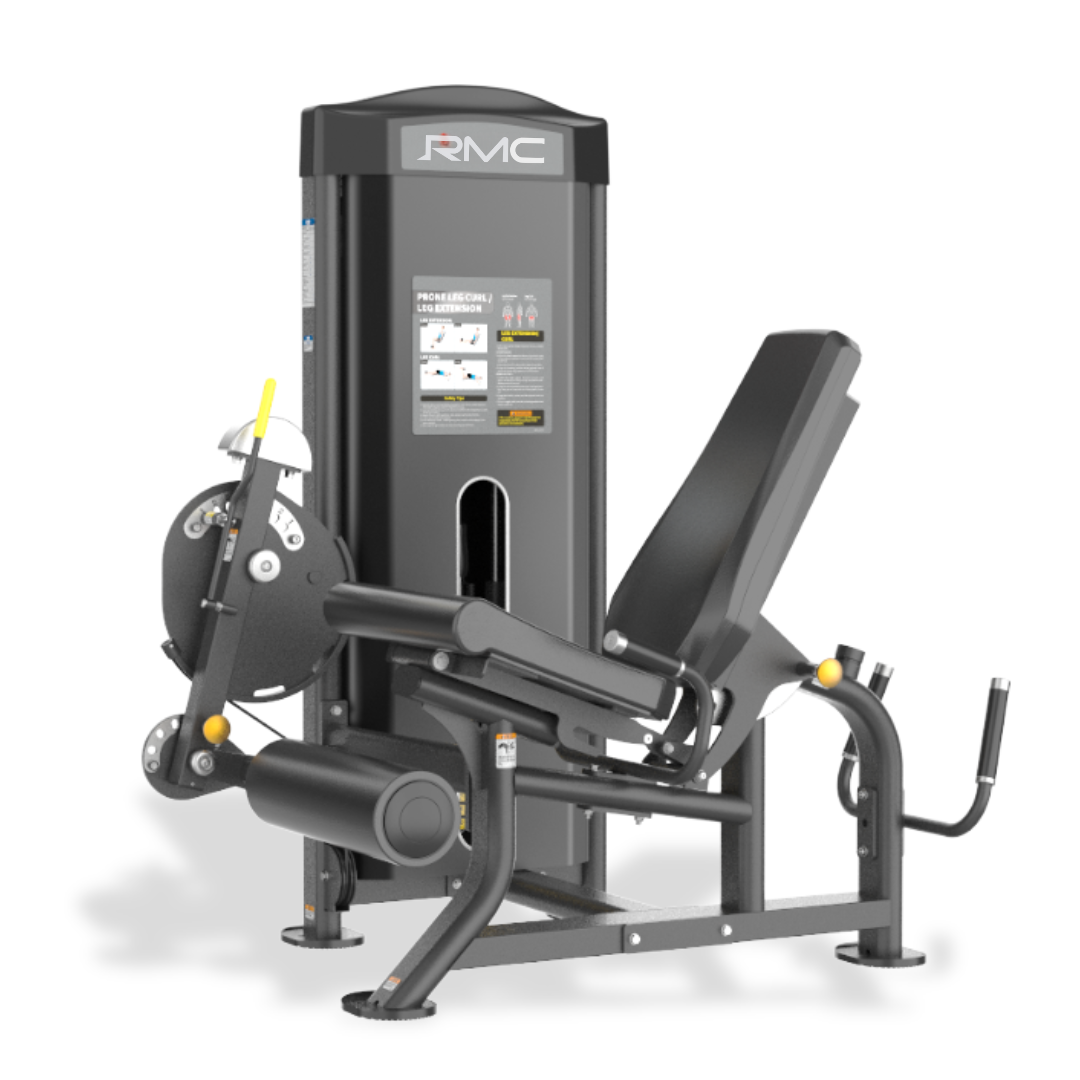 RMC Dual Function Lying Leg Curl Leg Extension - BLITZ Series – Gym Direct