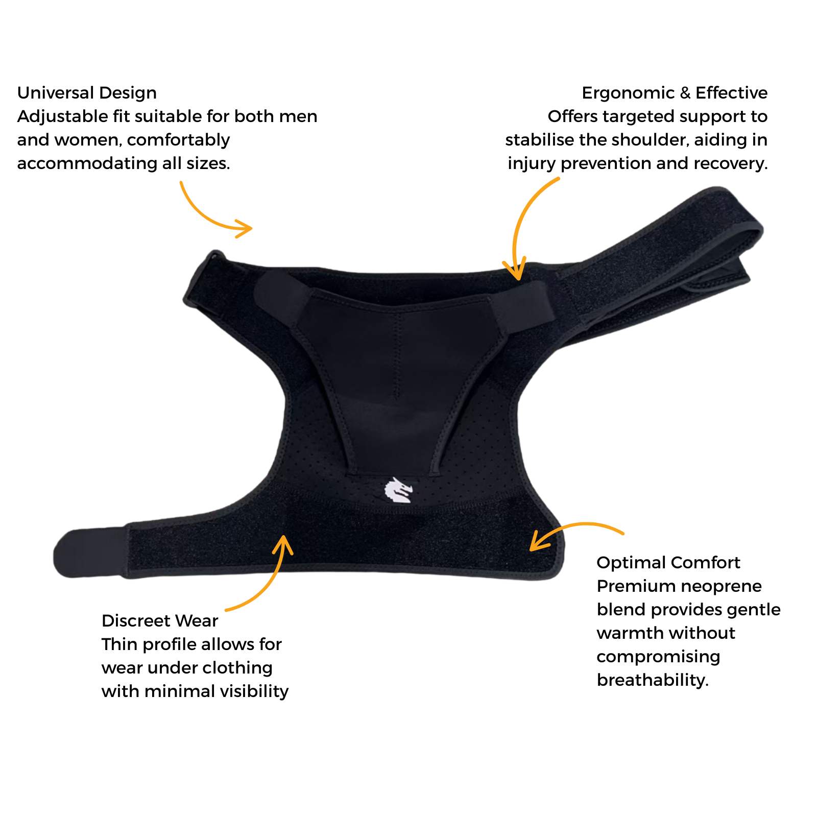 Morgan Adjustable Shoulder Support Brace – Gym Direct