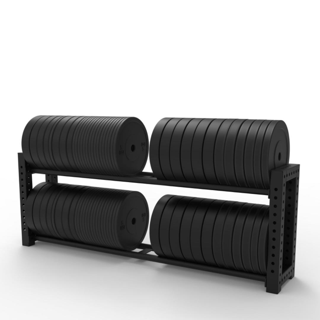 Modular Storage Racking - 2 Tier - Bumper Plate / Wall Ball – Gym Direct