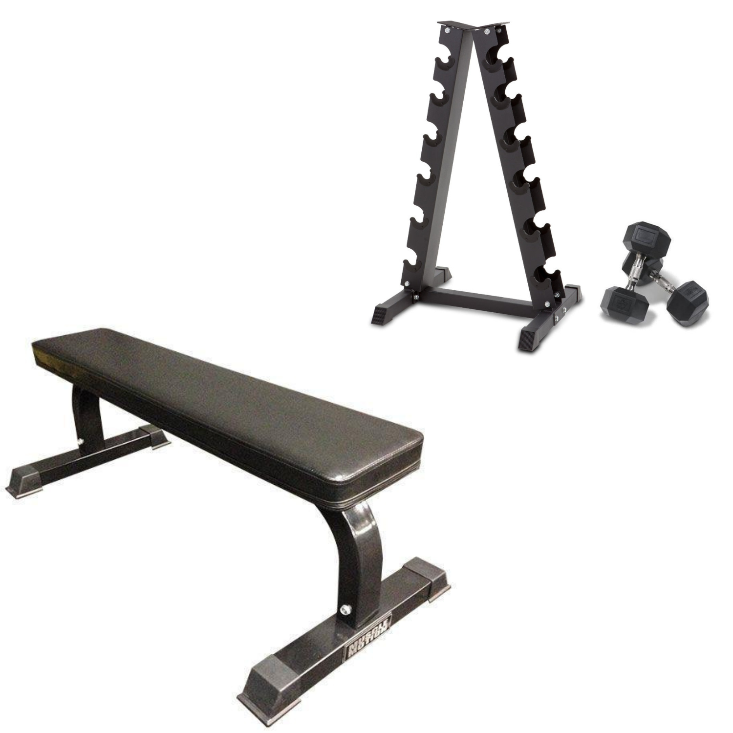 Muscle Motion Home Gym Package- Dumbbell & Flat Benches Package 2 – Gym ...