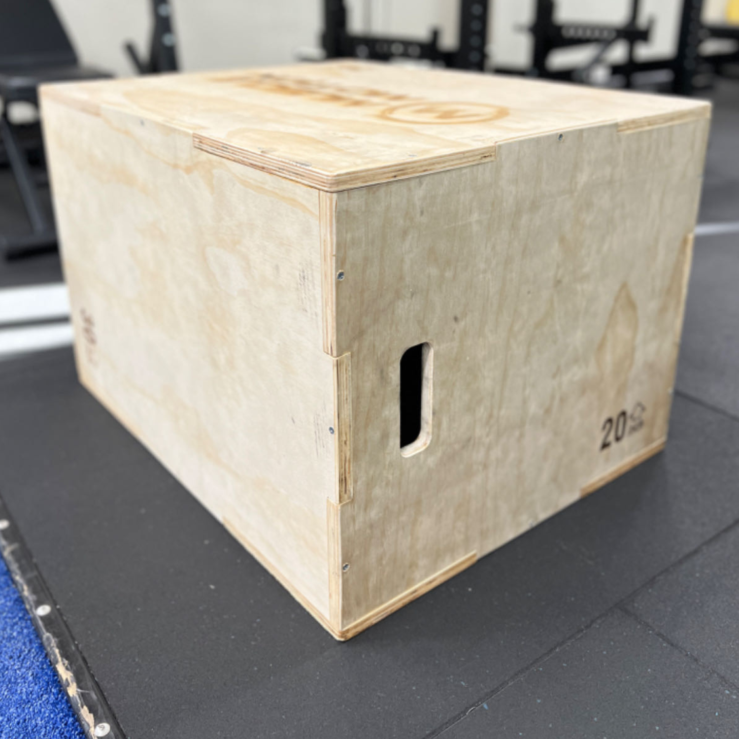 Muscle Motion Wooden Plyometric Box – 3 Heights in 1 – Gym Direct
