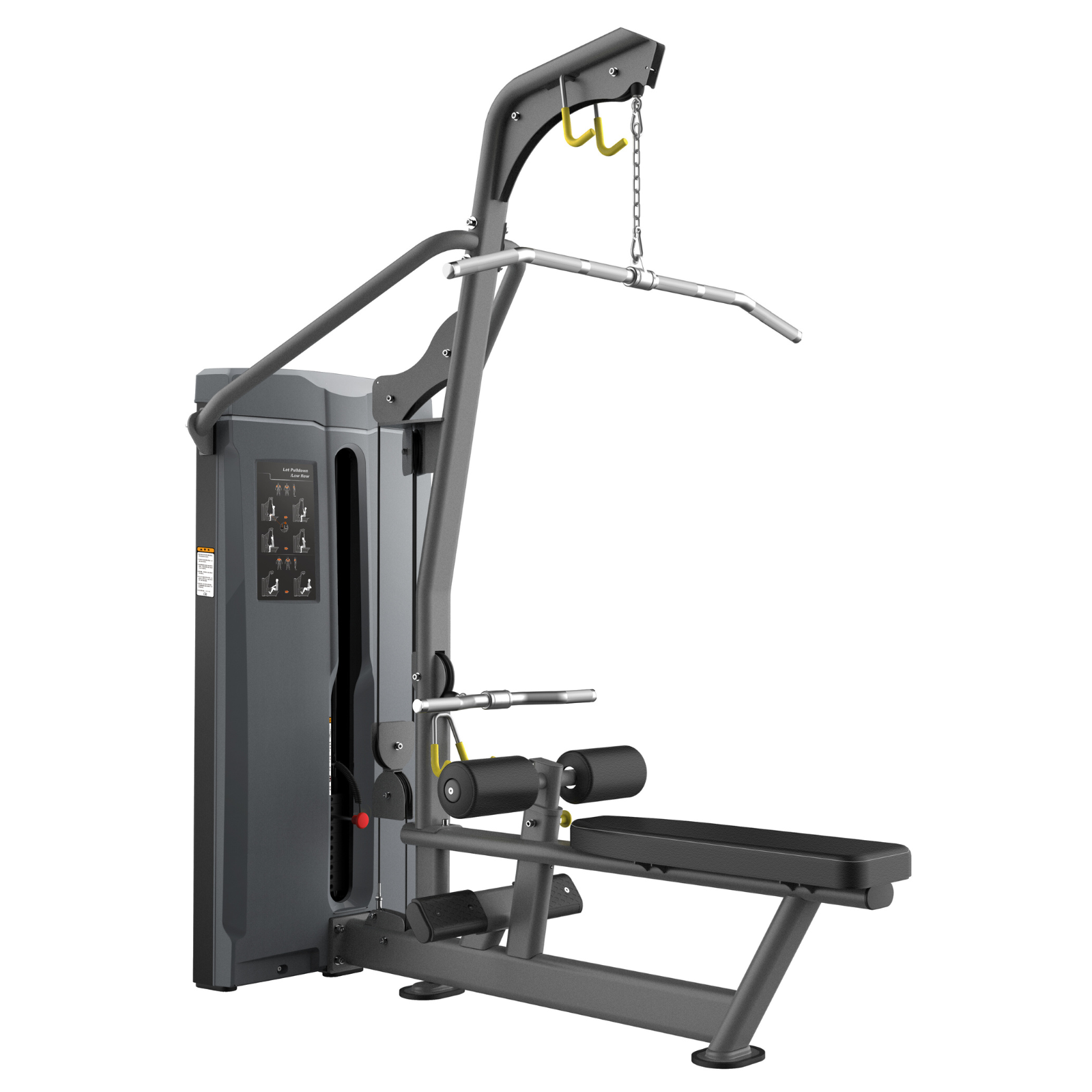 RMC Dual Function Lat Pulldown Seated Row - Pin Loaded - VOLTZ Series ...