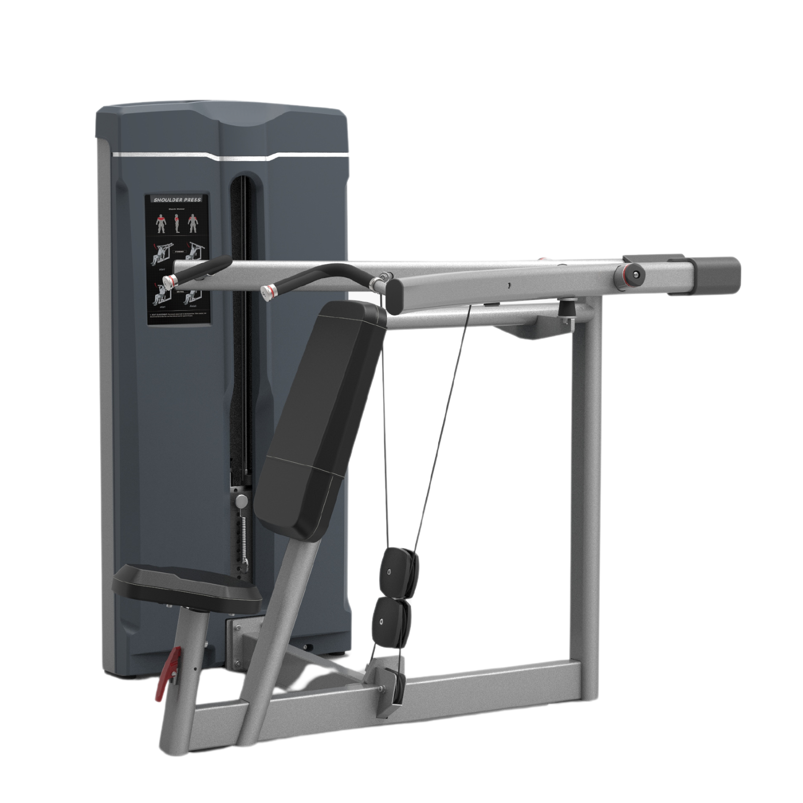 RMC Shoulder Press - Pin Loaded - VOLTZ Series – Gym Direct