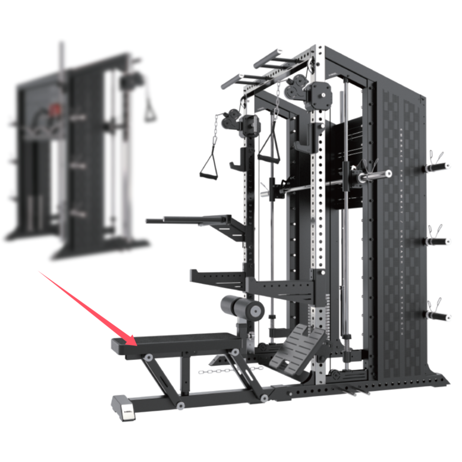 RMC GRAVIX Seated Row/Lat Pull Down Bench (RM7/RM9) – Gym Direct