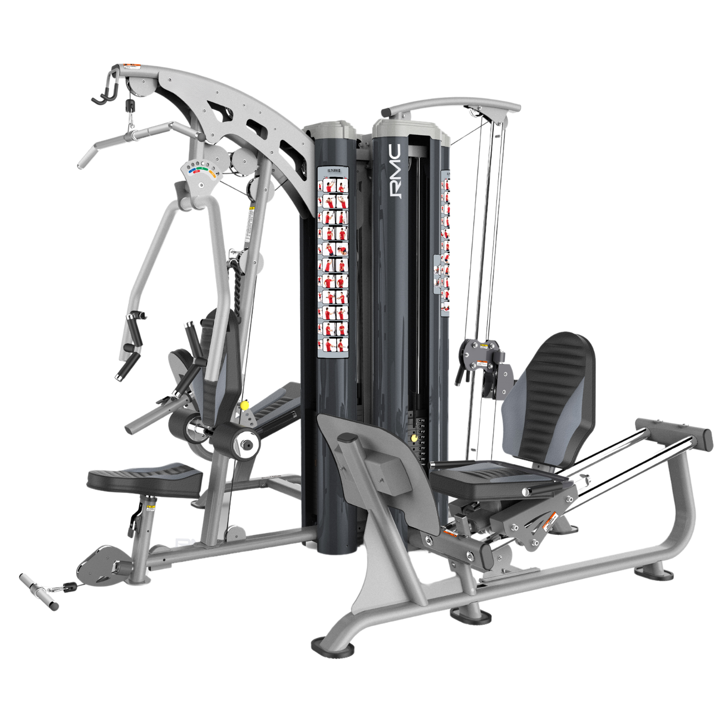 RMC Multi Station Gym - 4 Station - VOLTZ Series – Gym Direct