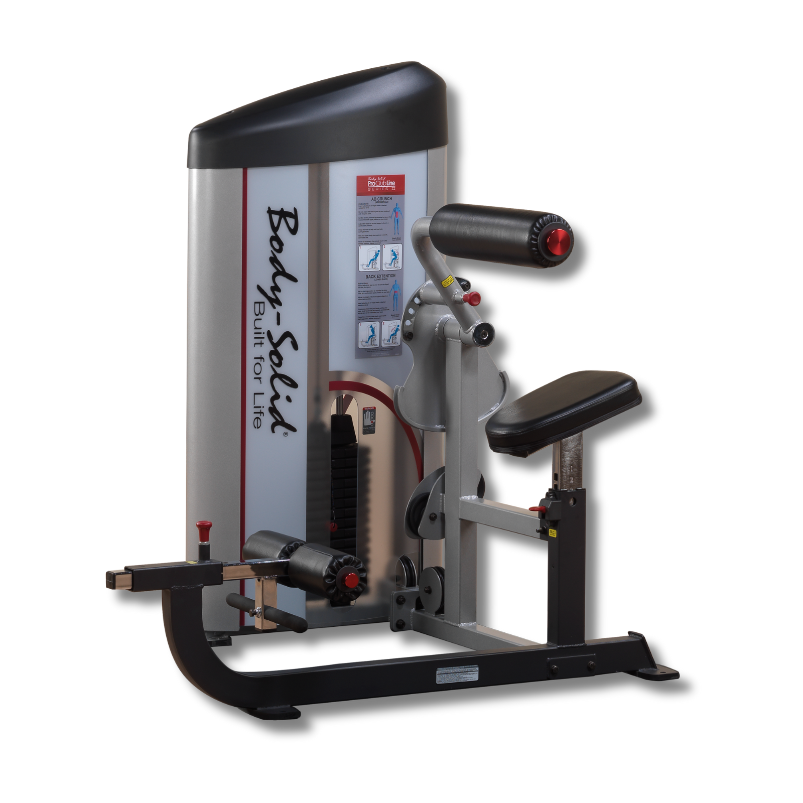 Body Solid Pro Clubline Series 2 Ab & Back Machine 160lbs Stack - Comm ...