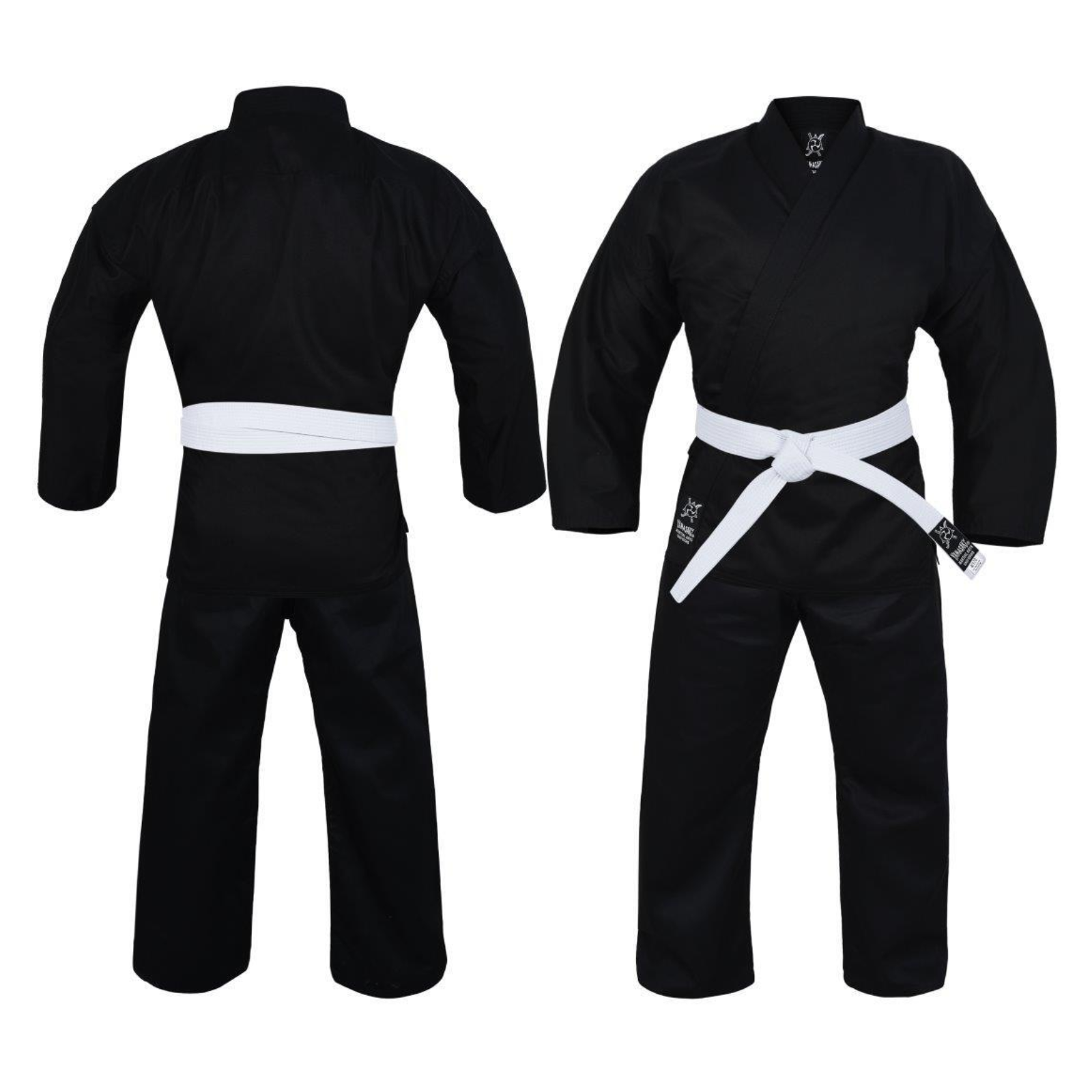 Yamasaki Pro Black Karate Uniform (10oz) – Gym Direct