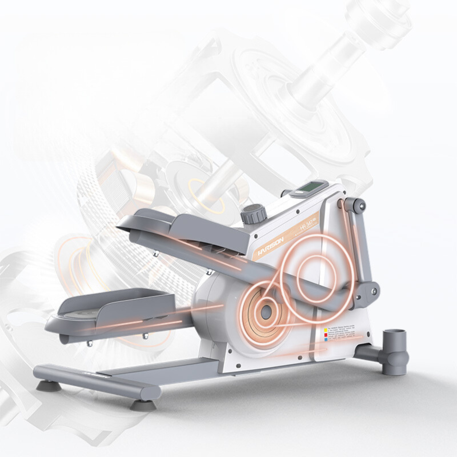 Harison HR-347Eco Intelligent Magnetic Elliptical Machine – Gym Direct