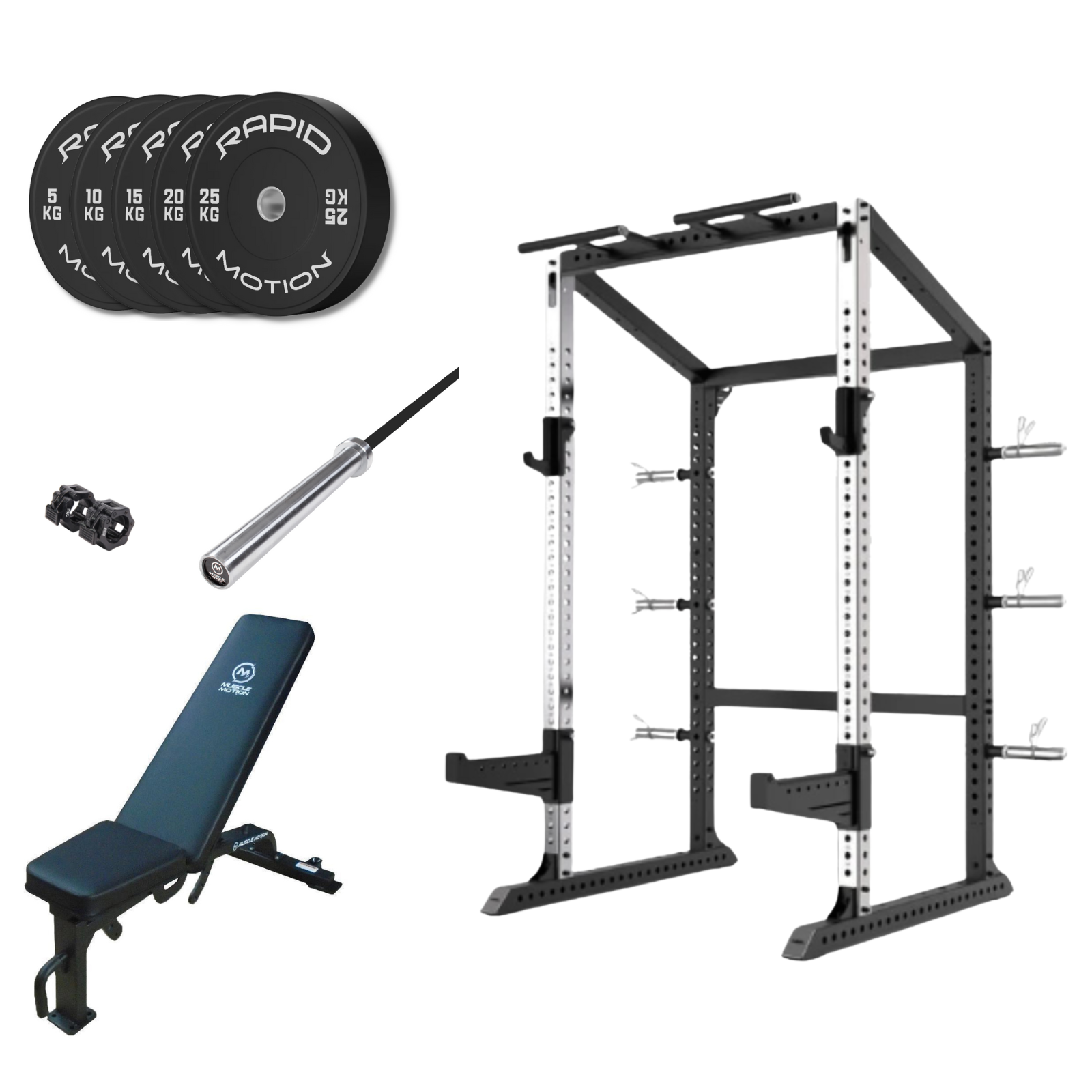 RMC GRAVIX Commercial RM7 Power Rack Package – Gym Direct