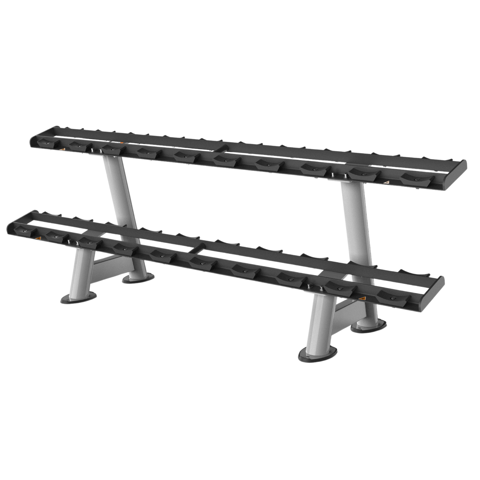 RMC Commercial Dumbbell Rack 2 Tier -10 Pairs - VOLTZ Series – Gym Direct