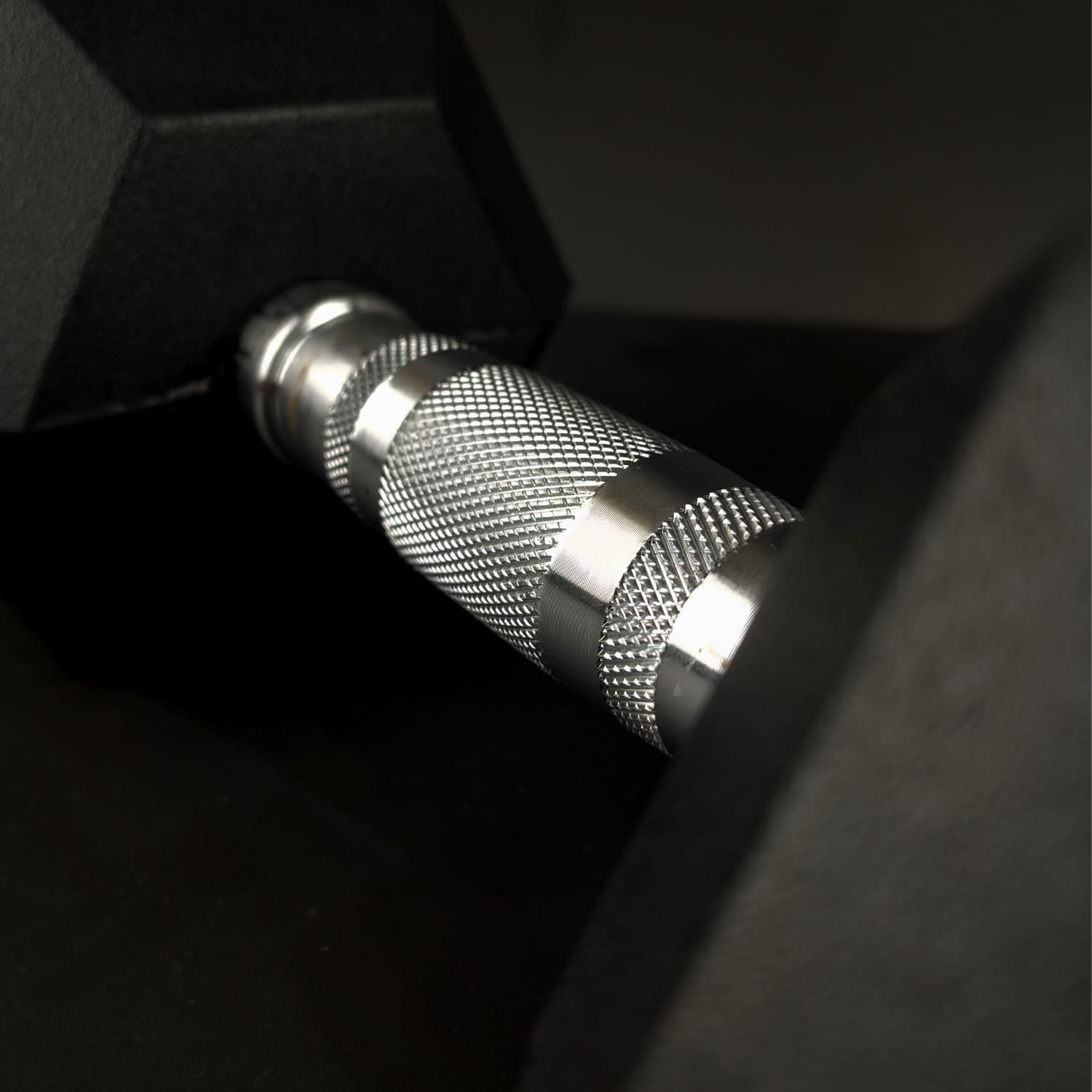 32.5kg Muscle Motion Rubber Hex Dumbbells (Sold Individually) – Gym Direct 32.5kg Muscle Motion Rubber Hex Dumbbells (Sold Individually) – Gym Direct