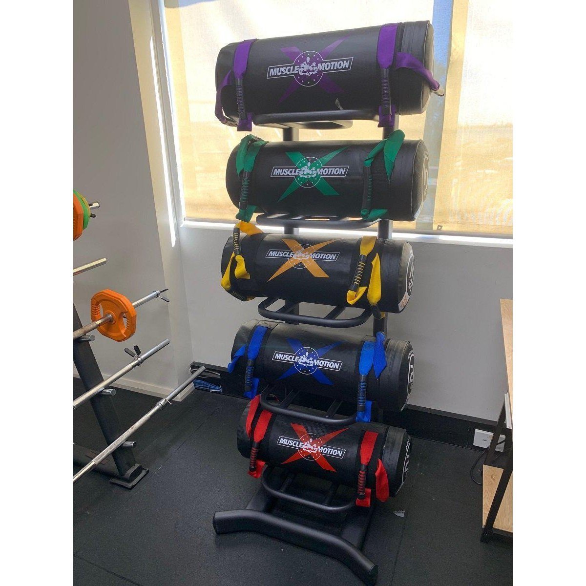 Muscle Motion Power Bag Storage Rack – Gym Direct