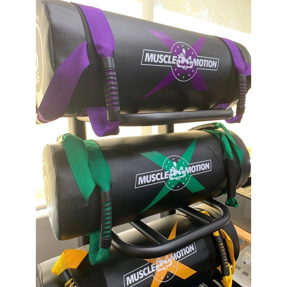 Muscle Motion Power Bag Storage Rack – Gym Direct