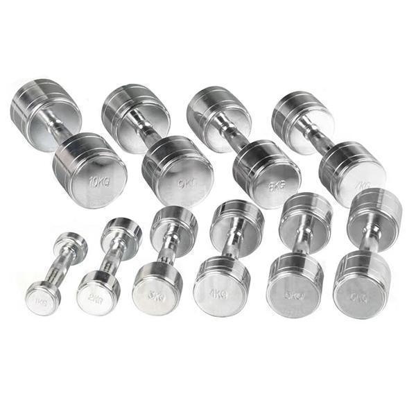 Chrome Dumbbells - Buy Chrome Dumbbells & Matching Racks Online