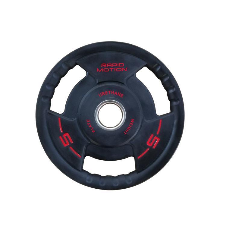 Rapid Motion Urethane Tri-Grip Olympic Weight Plates – Gym Direct