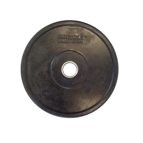 Muscle Motion Rubber Coated Standard Weight Plates (Pair) – Gym Direct