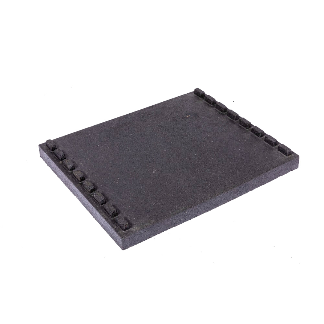 Muscle Motion Stackable Rubber Deadlift Blocks (Pair) (Black)